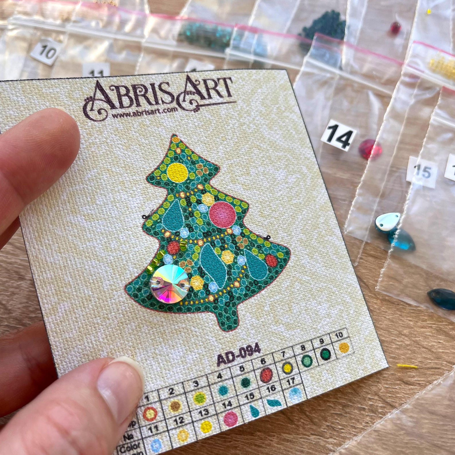 Beaded Christmas Kits - Brooch Tree, DIY Brooch Kit, Hand Embroidery - Etsy