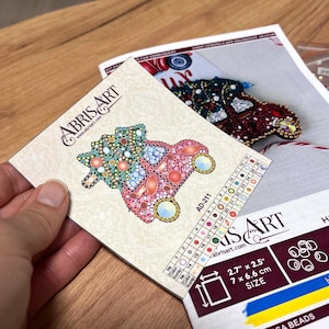 Christmas Tree Pin, Christmas Embroidery, Diy Brooch Kit, Beading Car ...