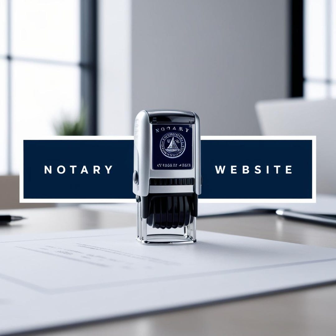 Notary Website premium Notary Business Template DIY Notary Public Site ...