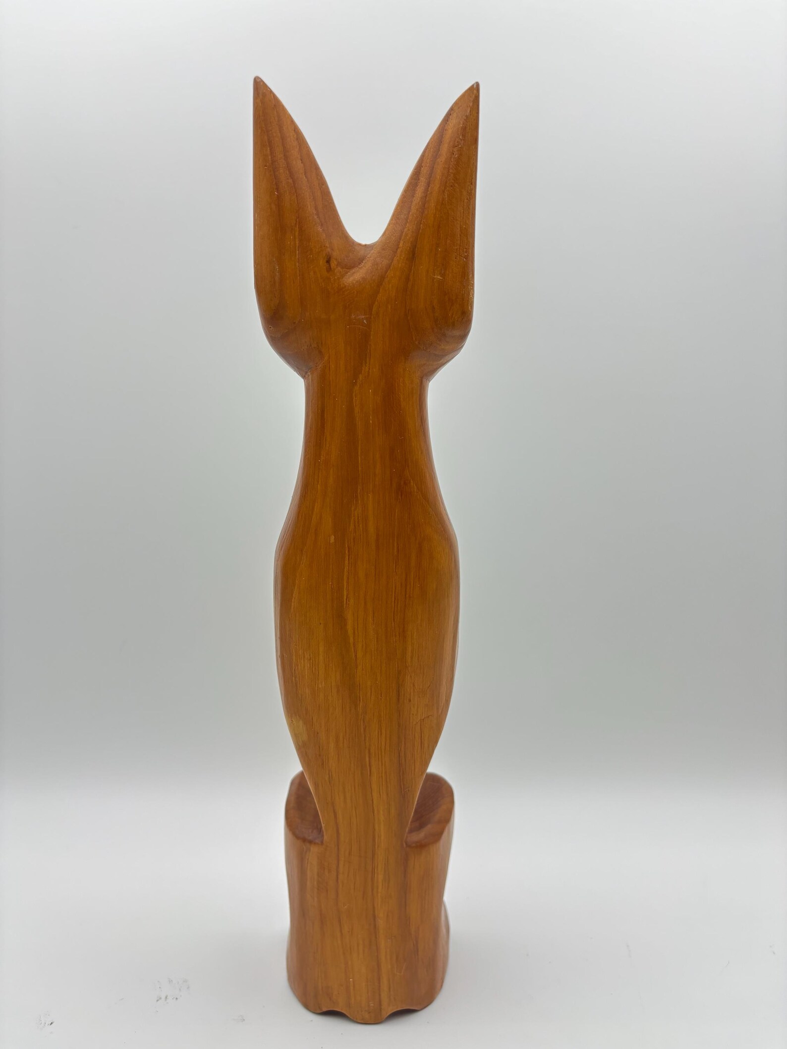 Mid Century Teak Siamese Cat Statue - Etsy