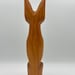 Mid Century Teak Siamese Cat Statue - Etsy
