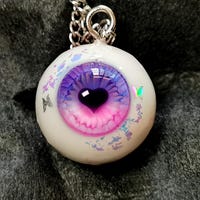 Bat Necklace Homemade Resin Bat Pendant Charm UV Active Charm 18 ...