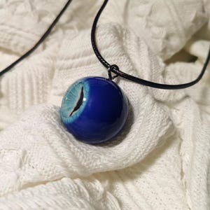 Handmade Resin Eyeball Jewelry,evil Dragon Eyeball Necklaces, Gothic ...