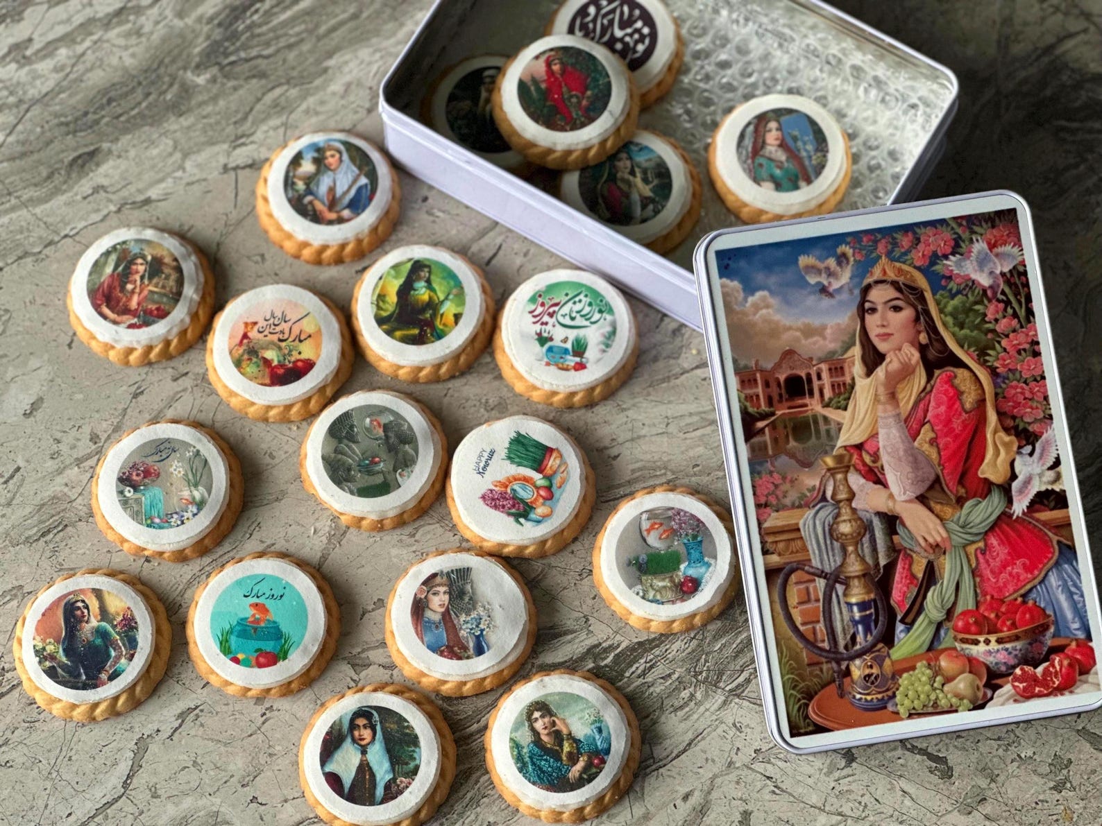 Nowruz Cookies, Nowruz Biscuits, Persian Cookie, Norooz Cookie, Farsi ...