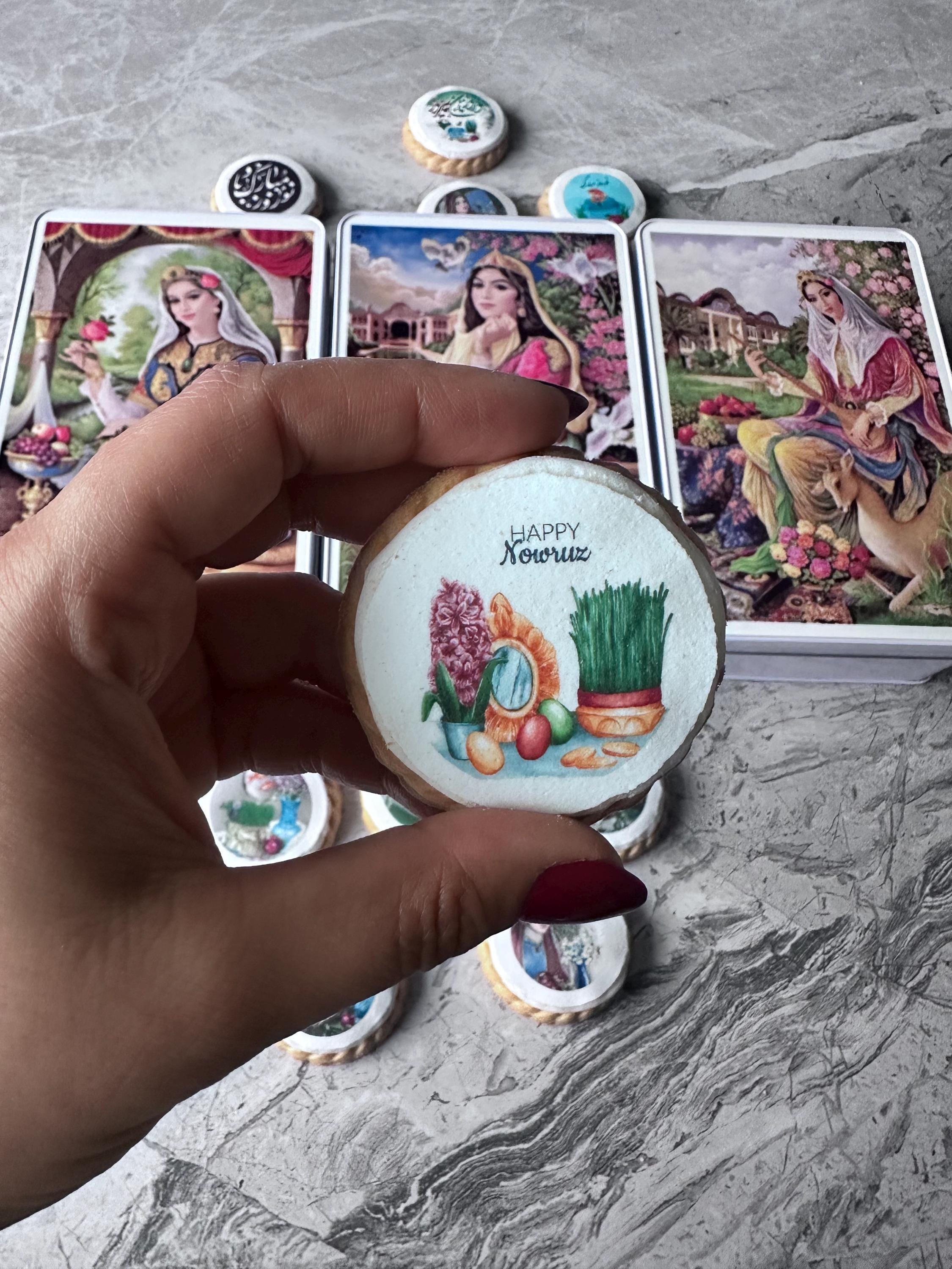 Nowruz Cookies, Nowruz Biscuits, Persian Cookie, Norooz Cookie, Farsi ...