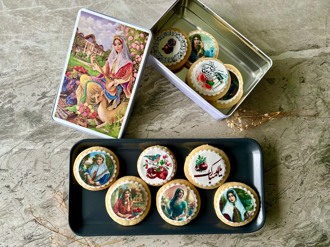 Yalda Cookies, Yalda Biscuits, Persian Cookie, Nowruz Cookie, Farsi ...