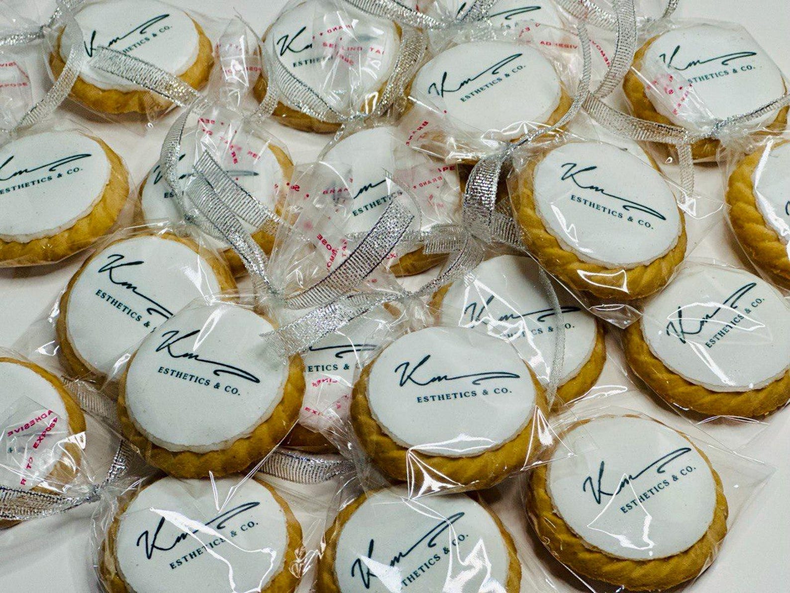 Custom Logo Cookies – Personalised Branded Biscuits for Companies ...