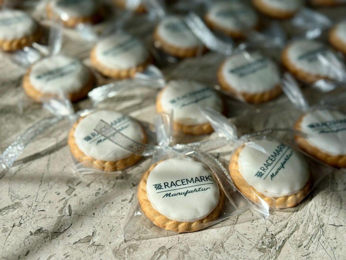 Custom Logo Cookies – Personalised Branded Biscuits for Companies ...