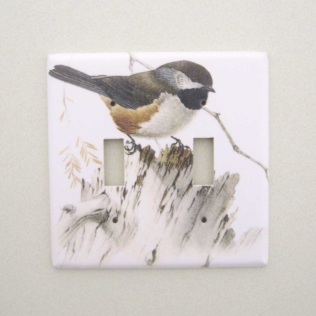 Chickadee Bird Light Switch Cover Switchplate - Etsy