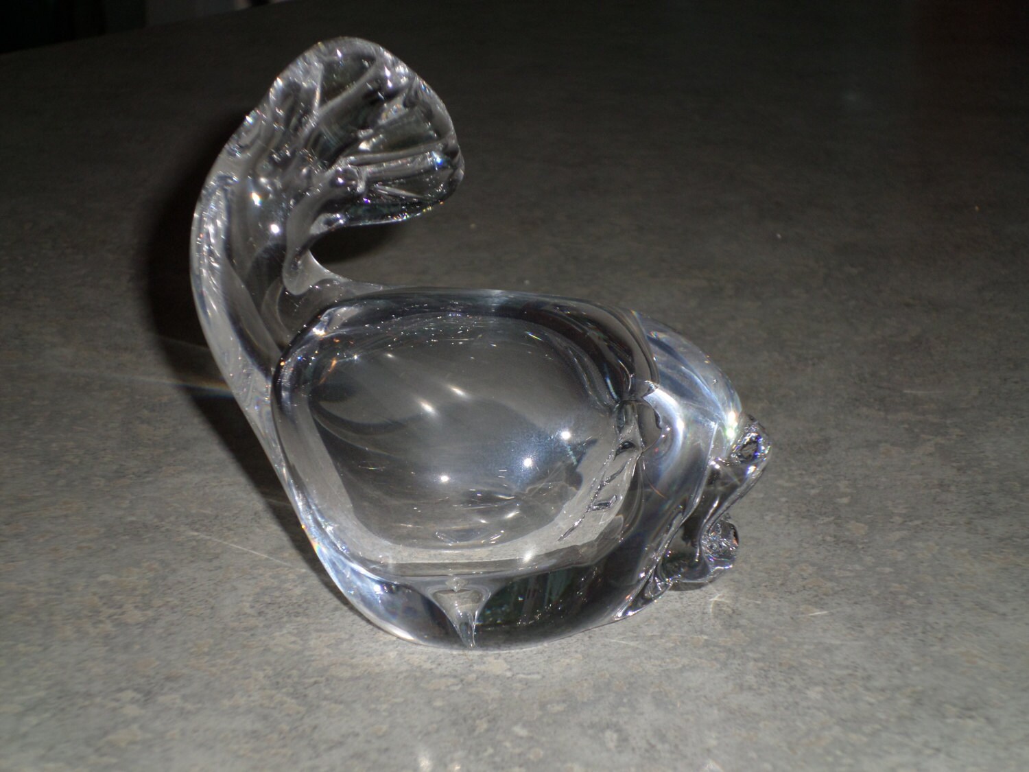 Vilca Italy art glass crystal modern design FISH goldfish | Etsy