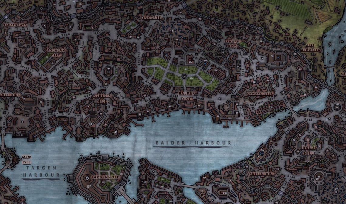 Third Era Maps - Northgate City - Etsy