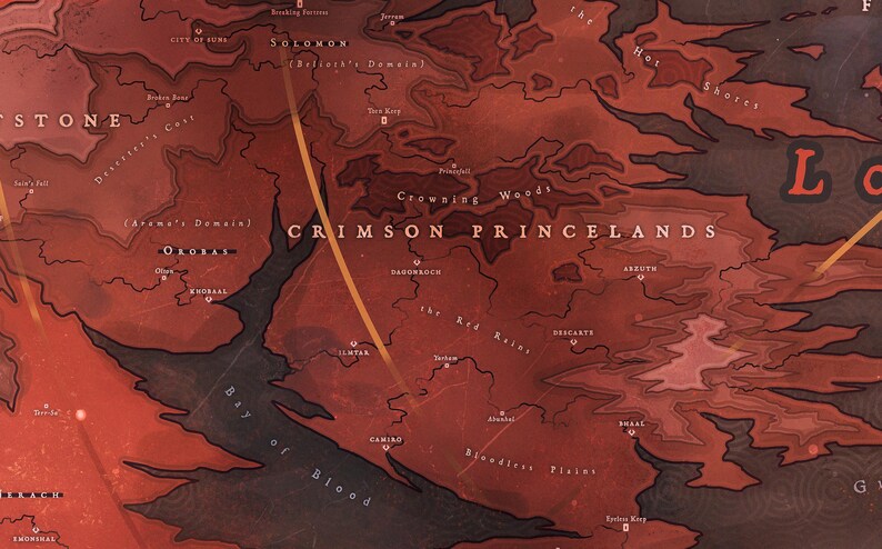 Doomed Maps - Torment Incarnate - Etsy