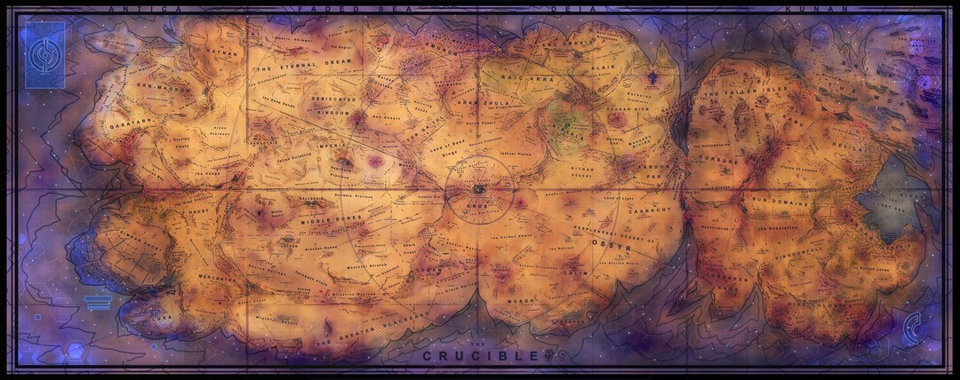 Doomed Maps - the Crucible - Etsy