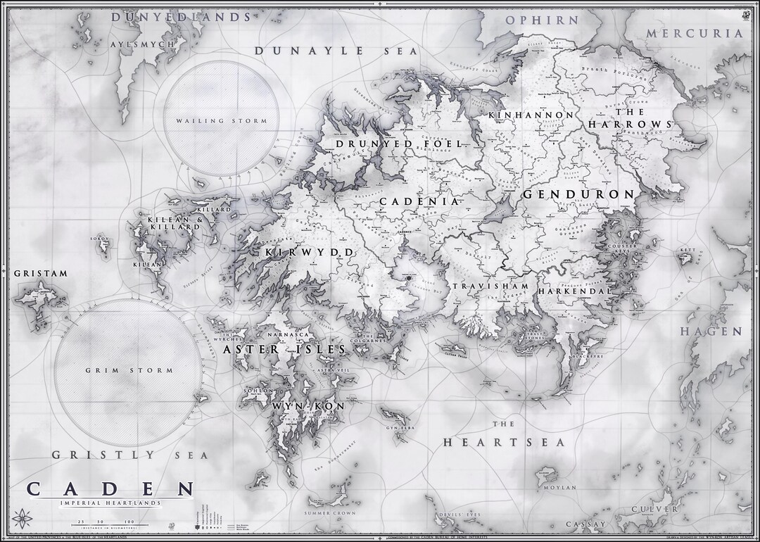 Verd Maps - Caden Heartlands - Etsy