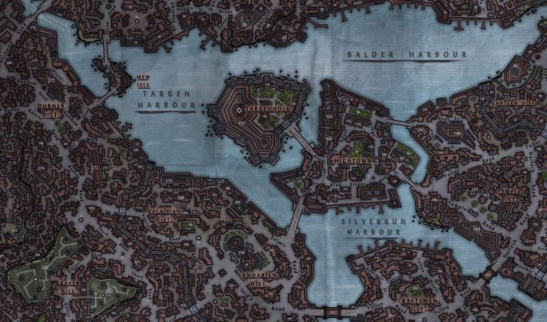 Third Era Maps - Northgate City - Etsy