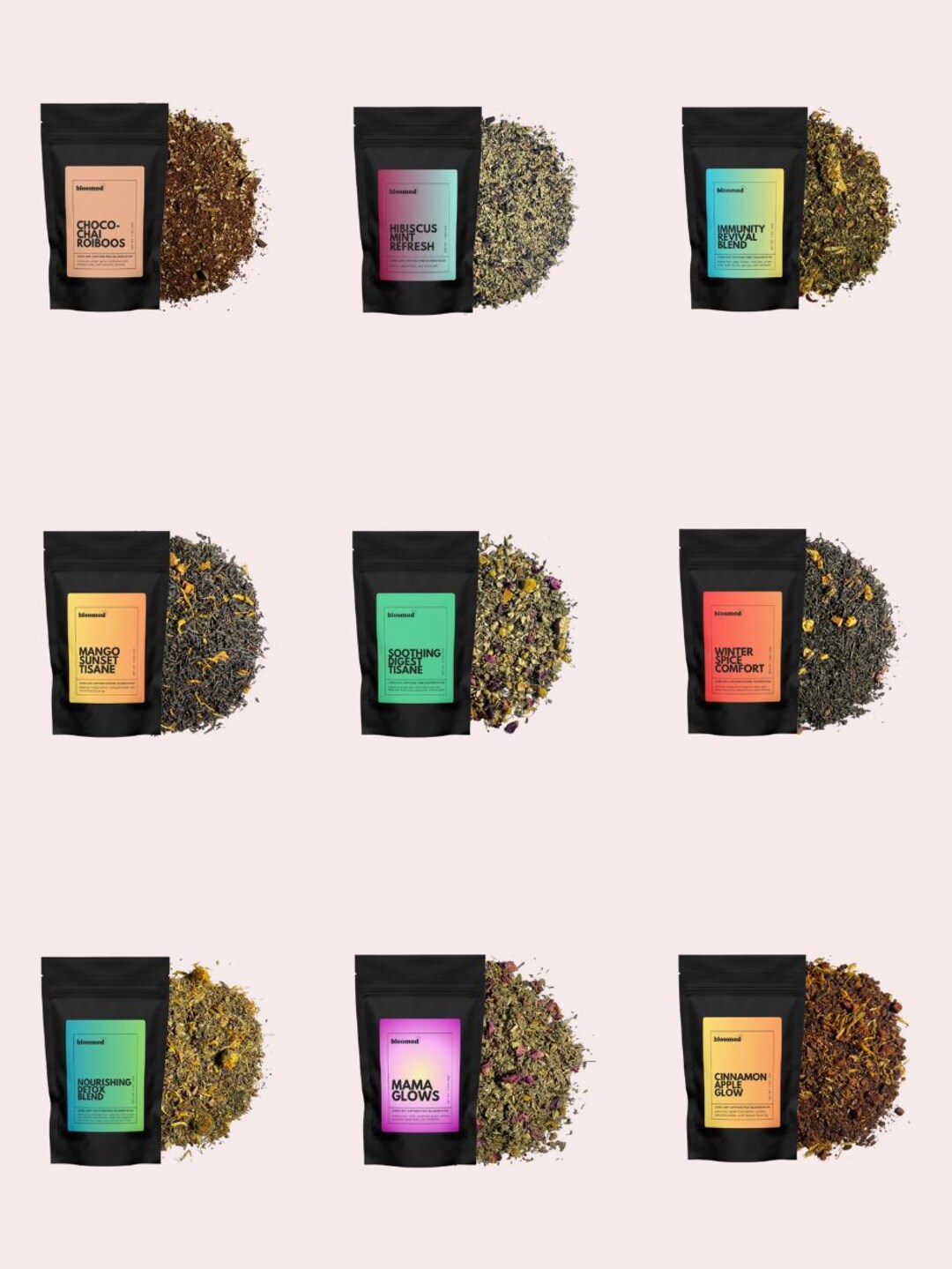 Custom Tea Blend Sampler Pack – Choose Any Gourmet & Functional Loose ...