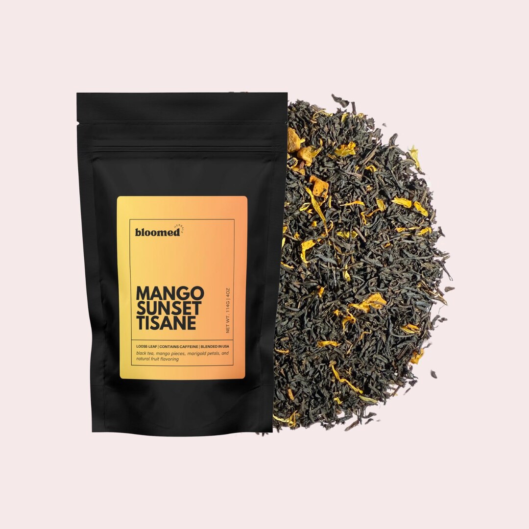 Mango Sunset Tisane Black Tea With Mango & Marigold Petals Tropical ...