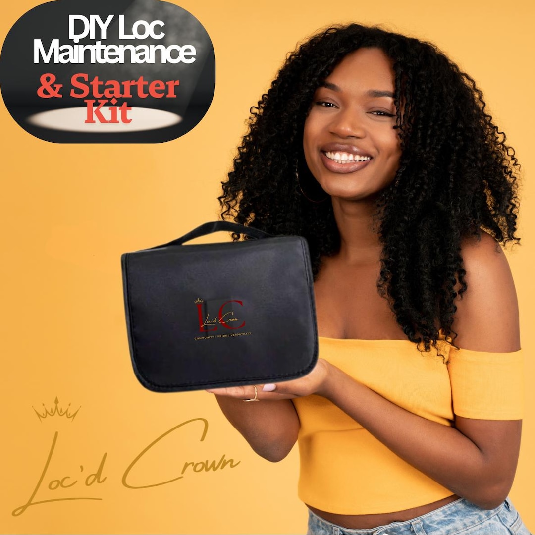 DIY Micro Locs Maintenance Supply Kit - Locs Starter Kit & Loc Queen ...
