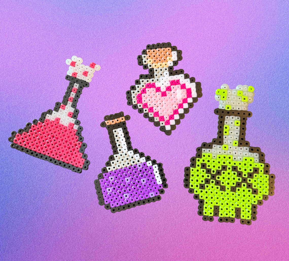 Handmade Perler Bead Halloween/fall Multi Assortment Pack - Etsy