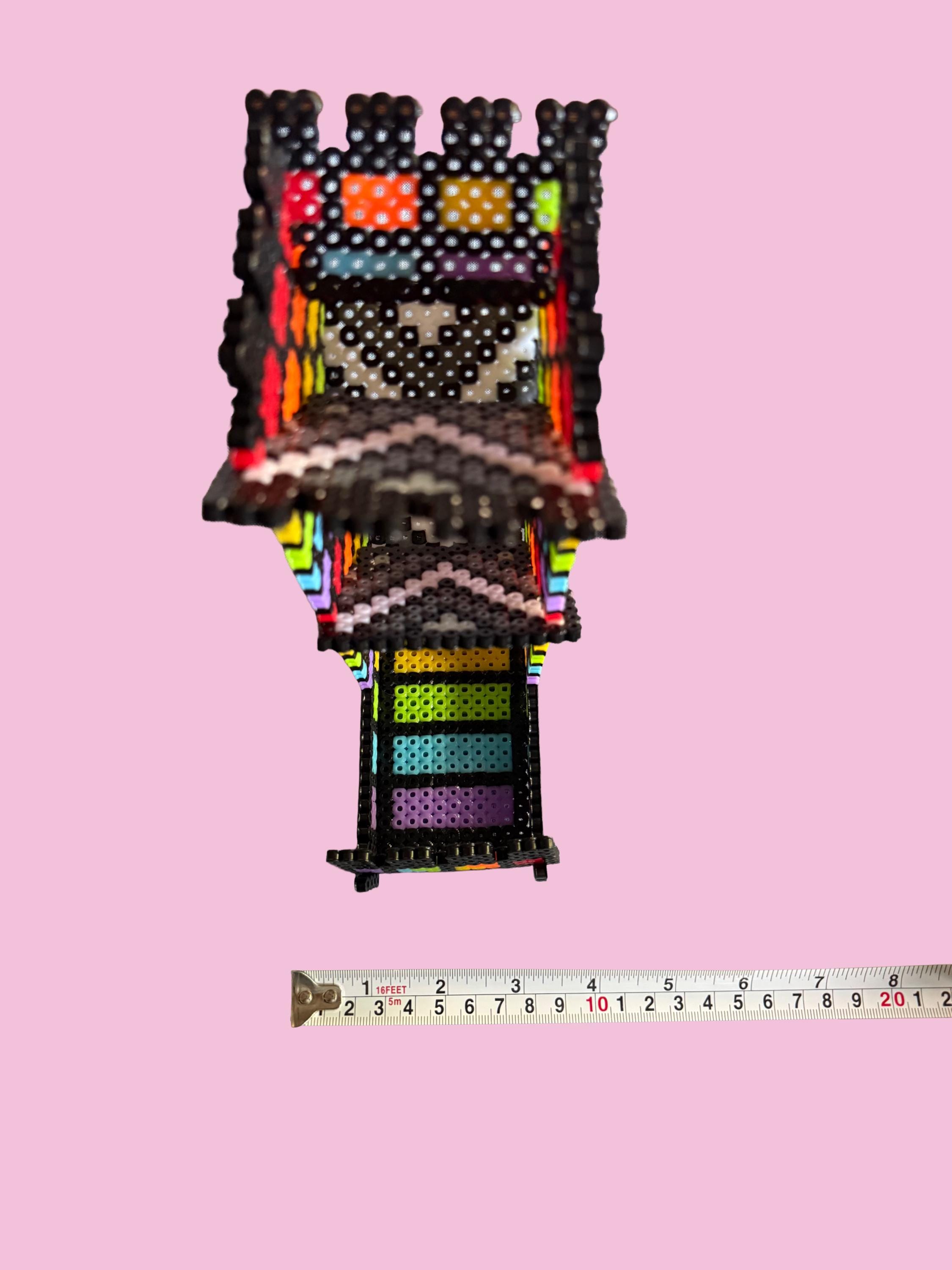 Handmade Functioning Perler Bead Dice Tower - Etsy