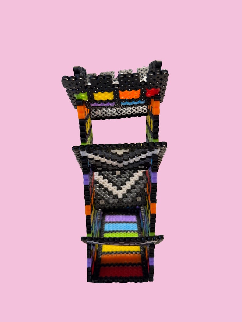 Handmade Functioning Perler Bead Dice Tower - Etsy