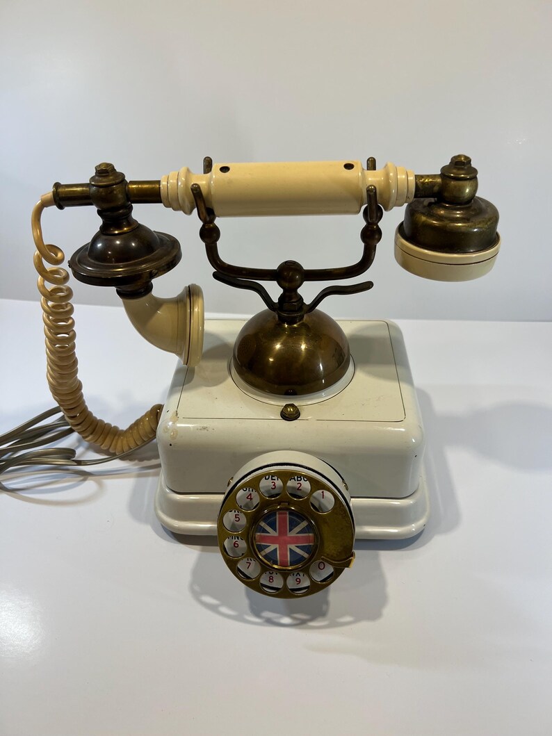 Vintage Rotary Cradle Telephone - Etsy