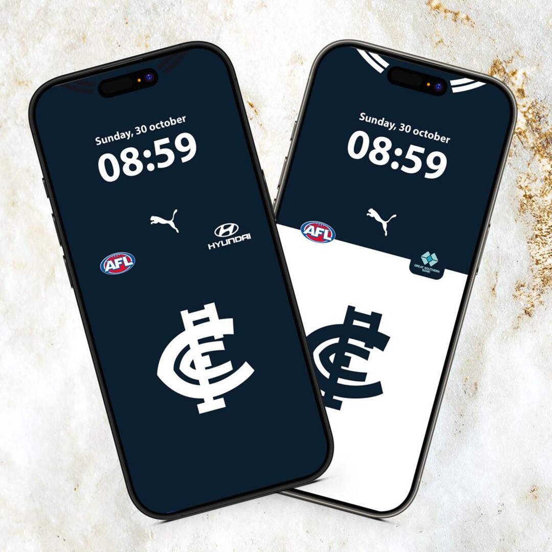 IPhone Wallpaper Set Carlton Blues Carlton Blues 2024-2045 AFL iPhone ...