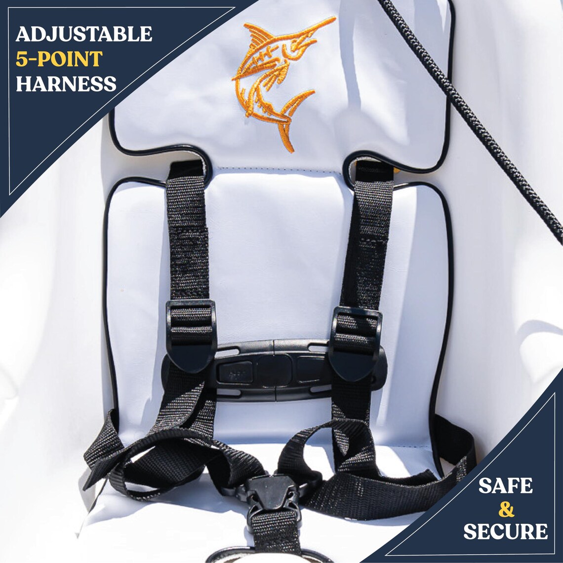 Searock Marine-grade Stationary Baby Boat Seat & Swing for Infants Ages ...