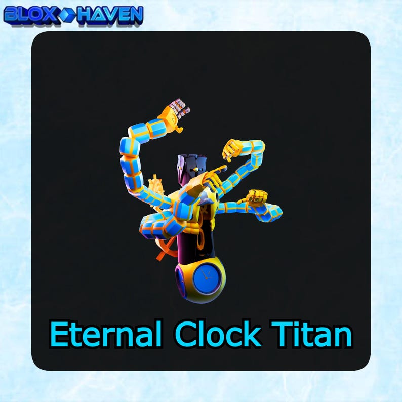 Eternal Clock Titan Toilet Tower Defense TTD Same Day Delivery - Etsy