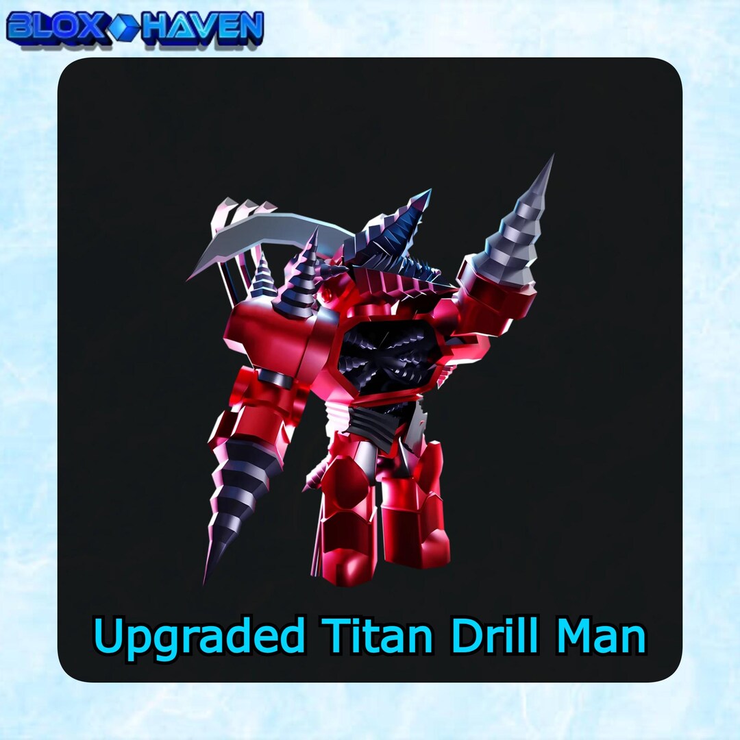 Upgraded Titan Drill Man Toilet Tower Defense TTD Same Day Delivery - Etsy