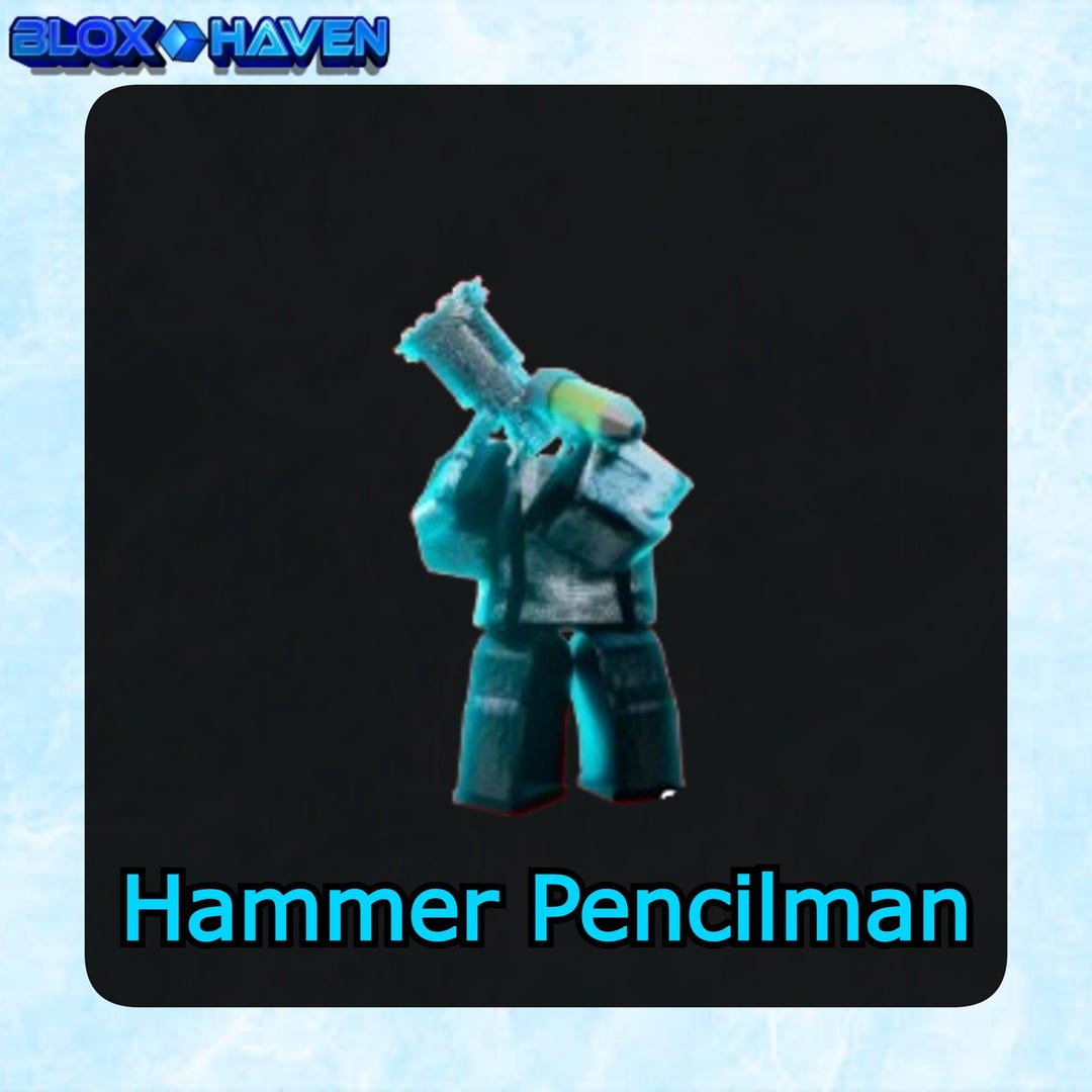 Hammer Pencilman Toilet Tower Defense TTD Same Day Delivery - Etsy