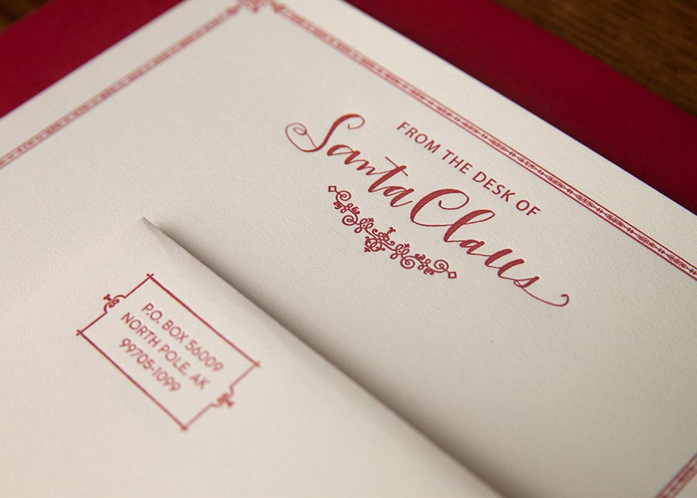 Santa Stationery Kit Letter From Santa 5 Pack | Etsy