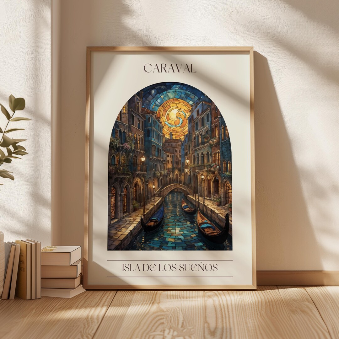 Caraval 'isla De Los Sueños' Art Print | Bookish Decor (digital ...