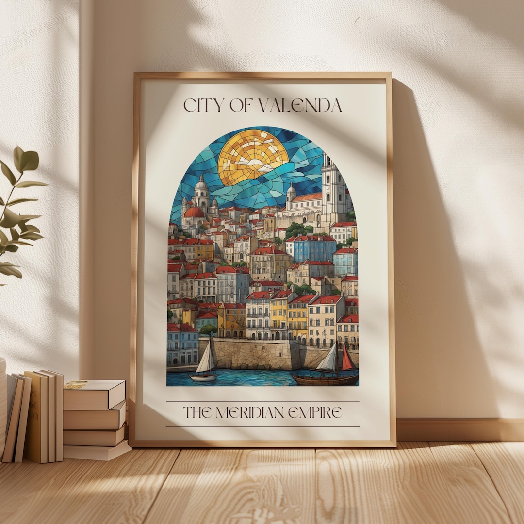Caraval City of Valenda Print | Bookish Wall Art (digital Download) - Etsy