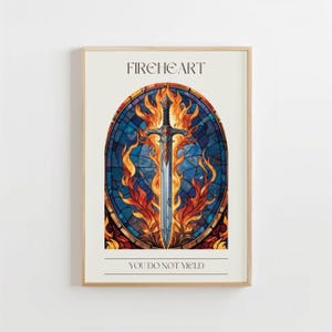 Throne of Glass Fireheart Digital Print | Tog Digital Download | You Do ...