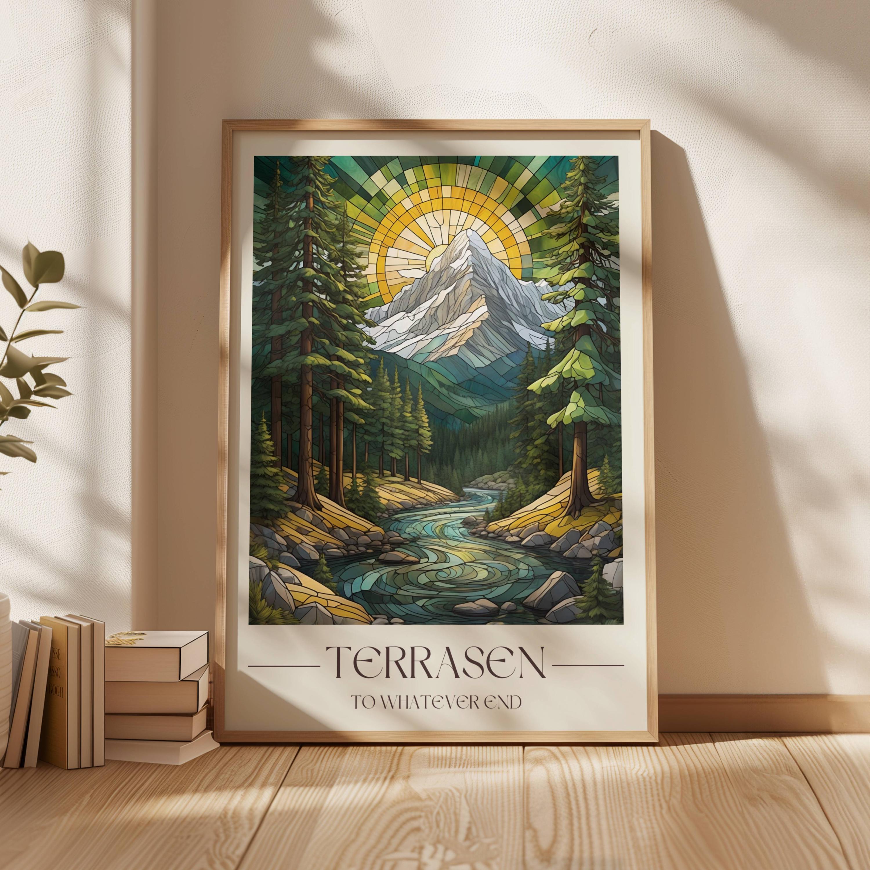Terrasen Print Digital Download Throne of Glass Print TOG Print to ...