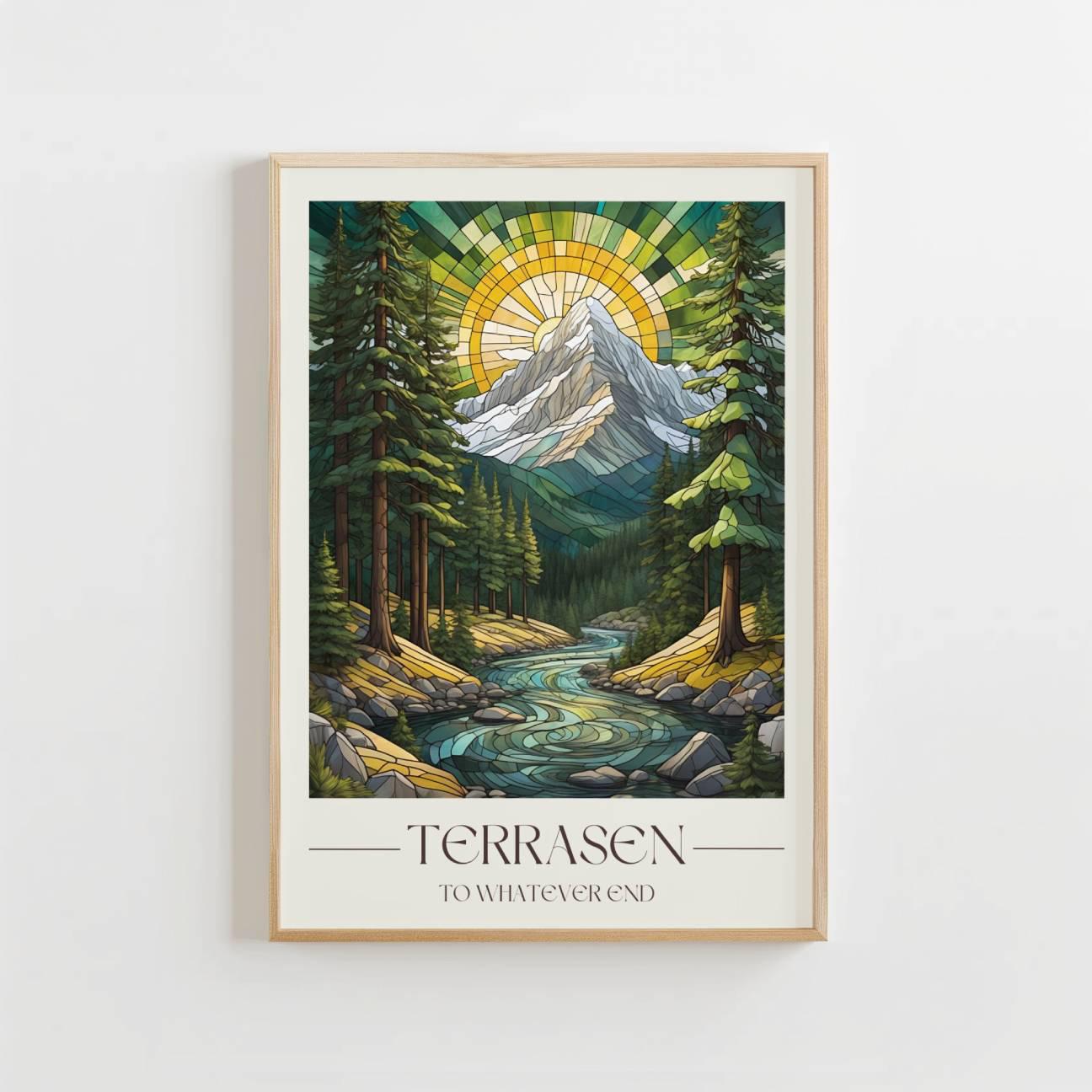 Terrasen Print Digital Download Throne of Glass Print TOG Print to ...