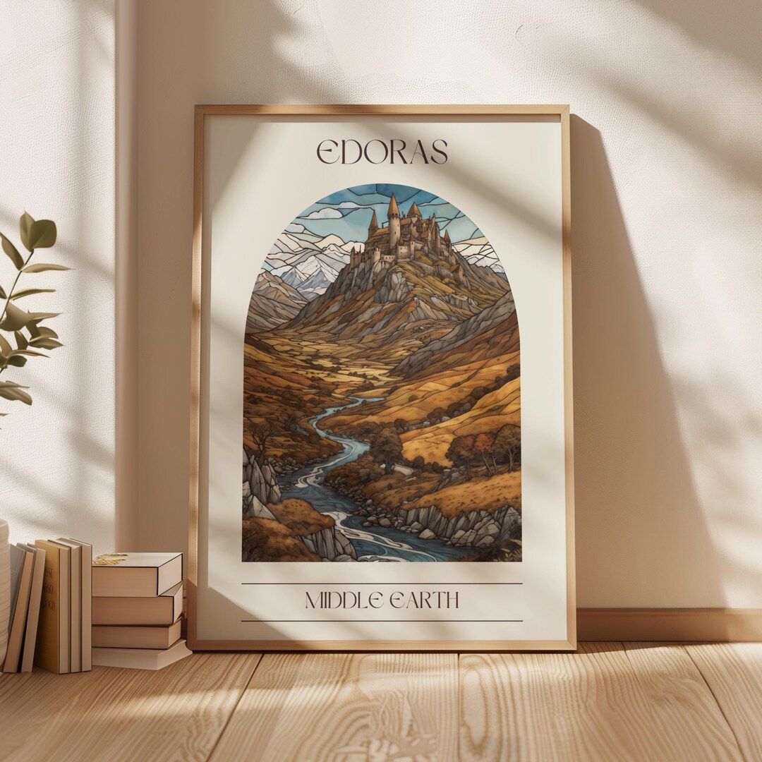 Edoras Rohan Print Digital Download Lord of the Rings Print Lotr Print ...