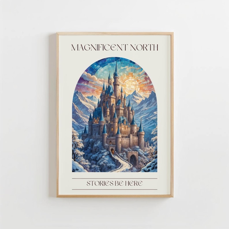 Magnificent North Castle Print | Stephanie Garber Bookish Wall Art ...