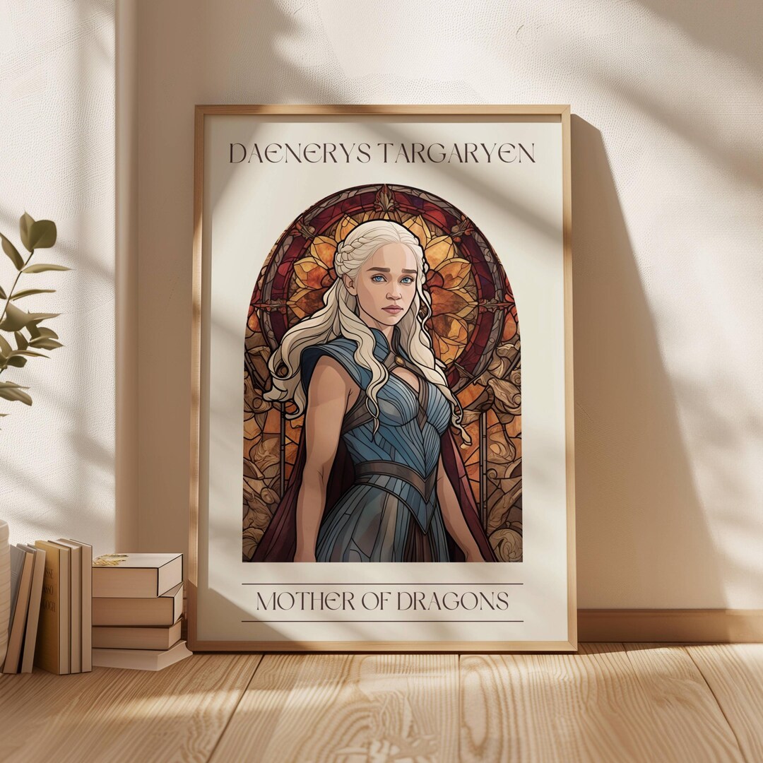 Daenerys Targaryen Print Digital Download Khaleesi Game of Thrones ...
