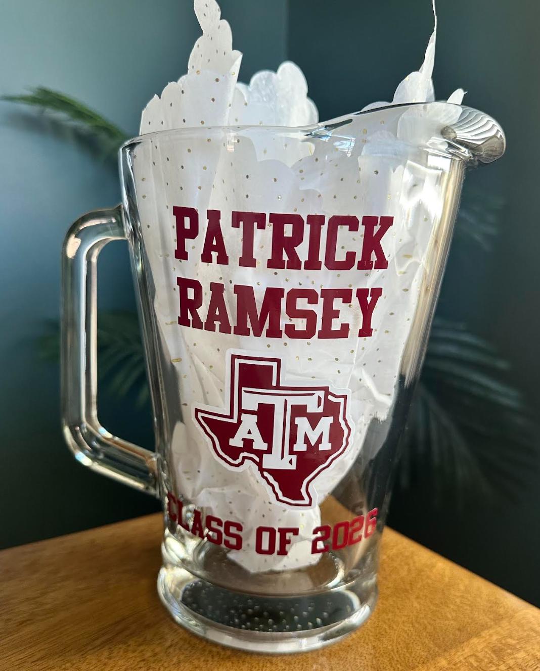 Ring Dunk, Custom Aggie Ring Dunk Pitchers, Personalized Aggie Ring ...