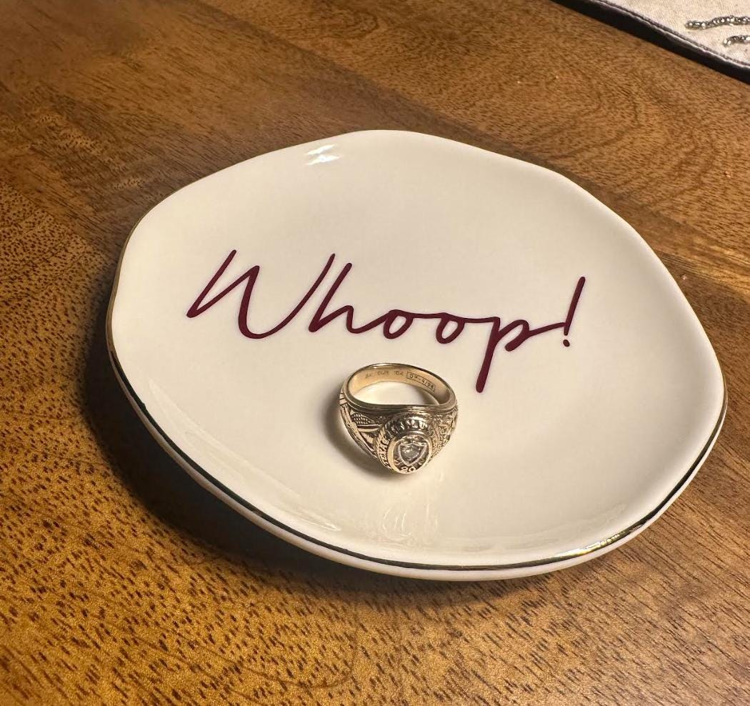 Ring Dunk, Ring Dish, Aggie Grad Gift, Aggie Ring Day Gift, Dunk 'em ...