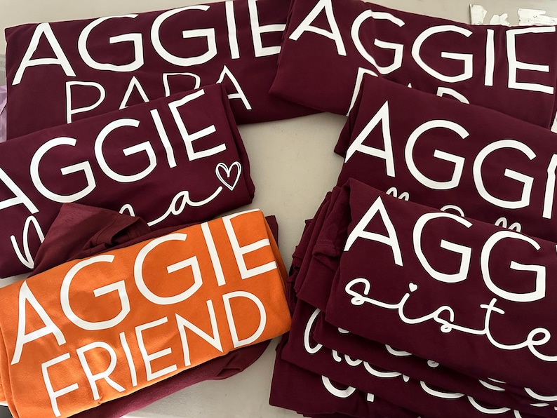 Aggie Family Shirts - Etsy