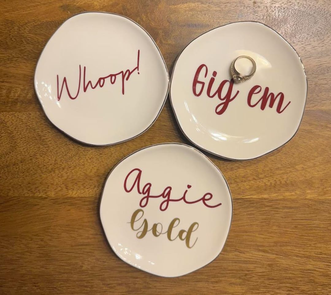 Ring Dunk, Ring Dish, Aggie Grad Gift, Aggie Ring Day Gift, Dunk 'em ...