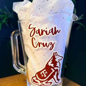 Dunk 'em, Ring Dunk, Custom Aggie Ring Dunk Pitchers, Personalized ...