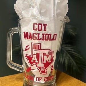 Dunk 'em, Ring Dunk, Custom Aggie Ring Dunk Pitchers, Personalized ...