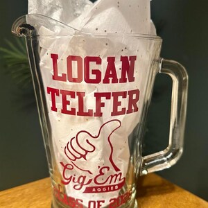 Dunk 'em, Ring Dunk, Custom Aggie Ring Dunk Pitchers, Personalized ...
