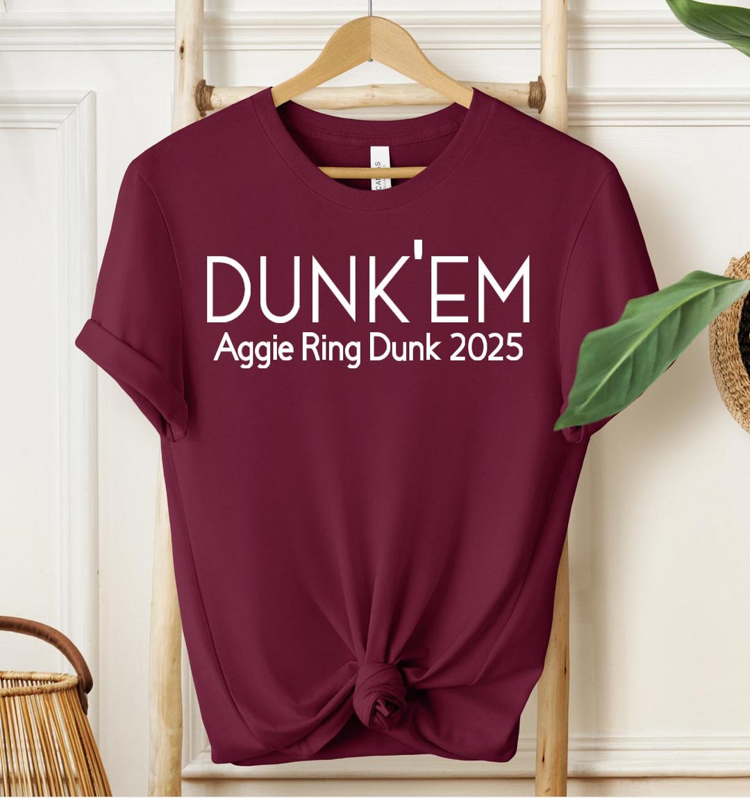 2025 Aggie Ring Dunk 'em Unisex Shirt - Etsy