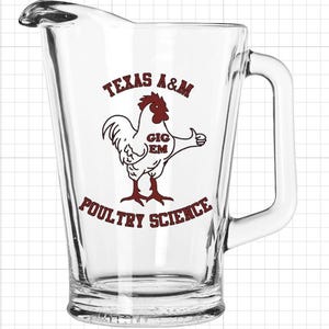 Dunk 'em, Ring Dunk, Custom Aggie Ring Dunk Pitchers, Personalized ...