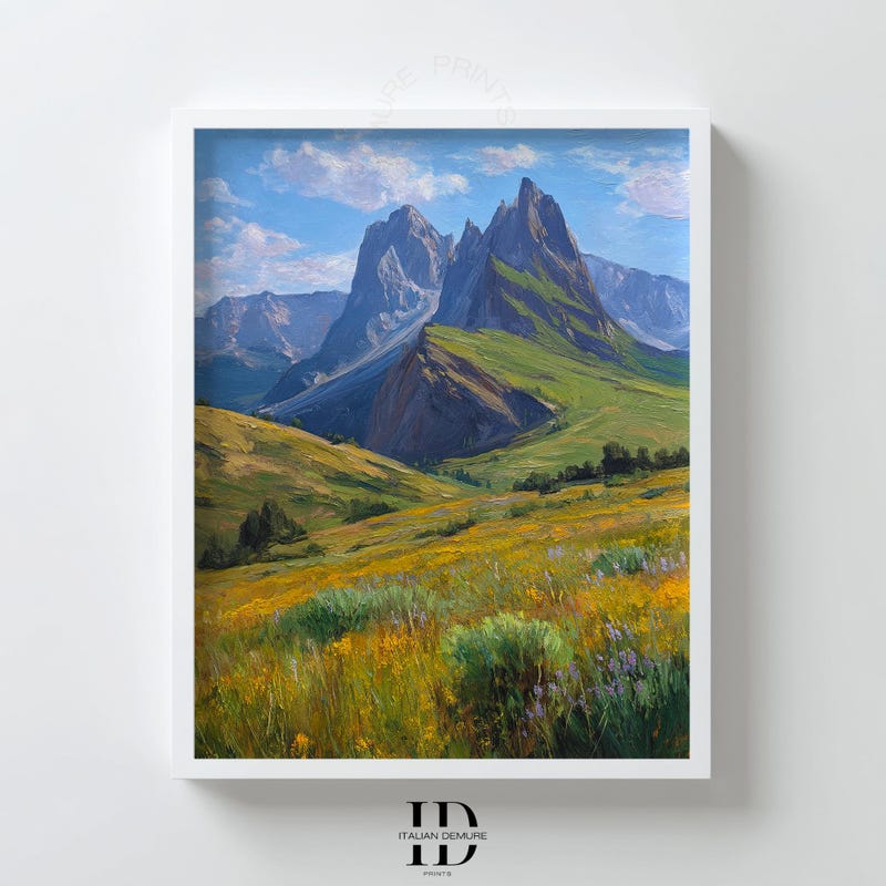 Alpine Painting - Etsy